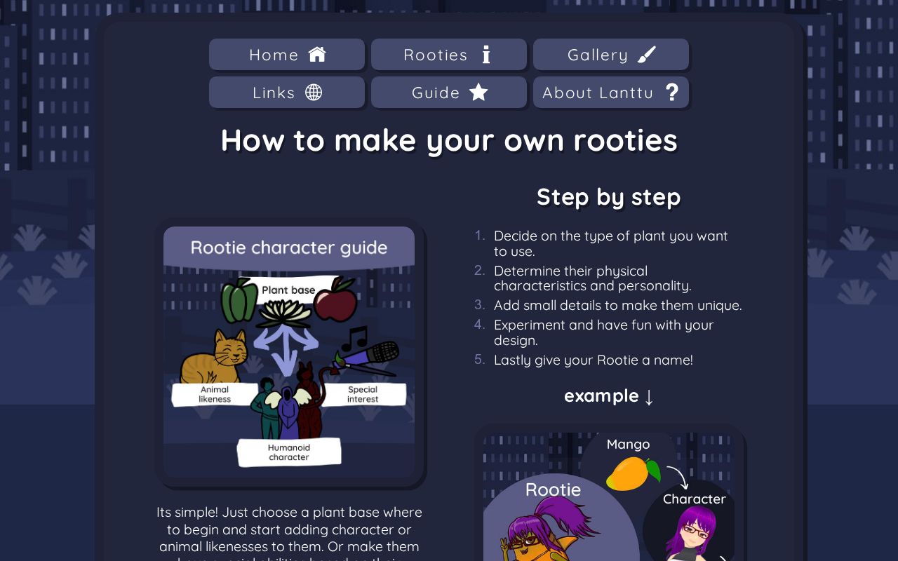 Create your own Rootie guide